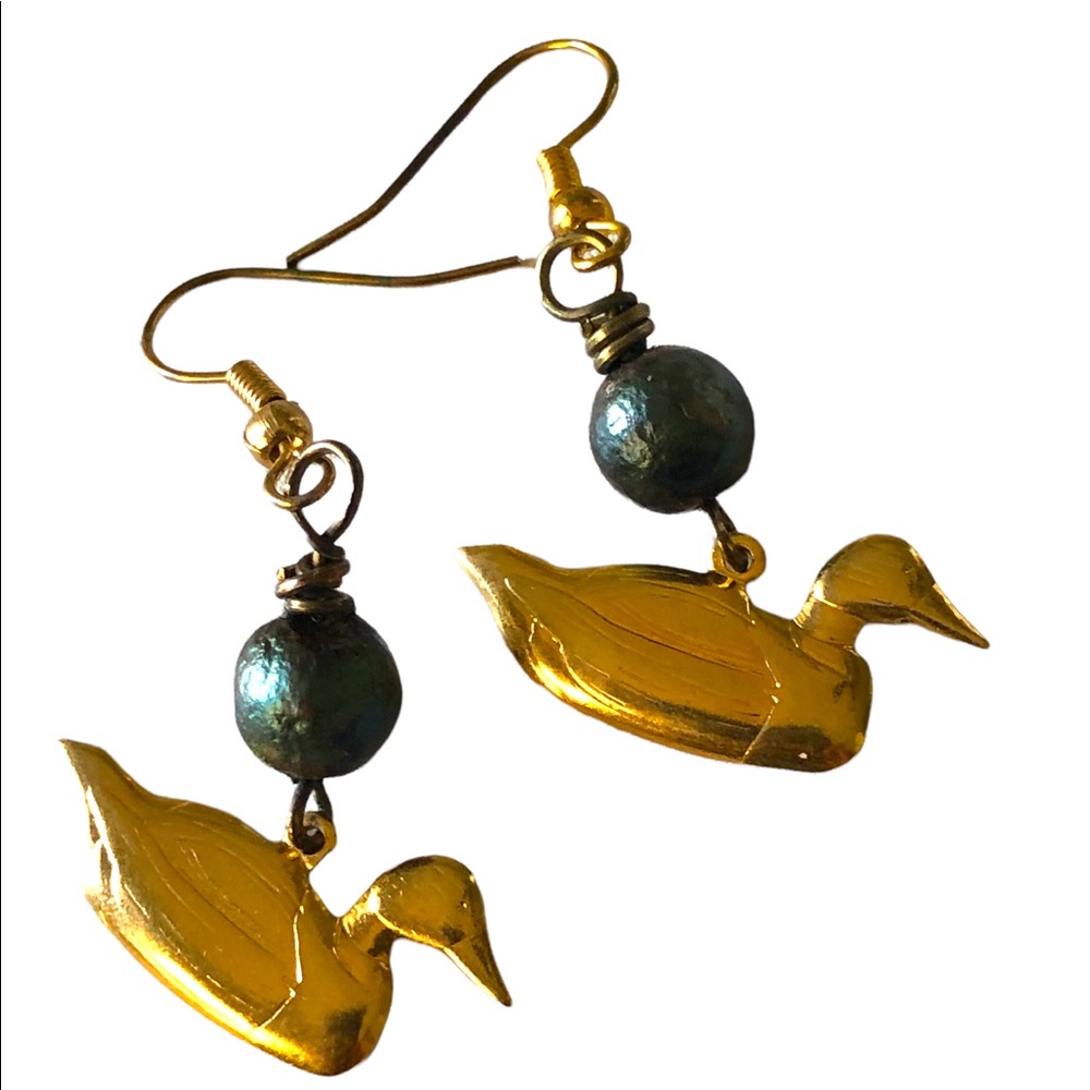 Duck Earrings - Gem